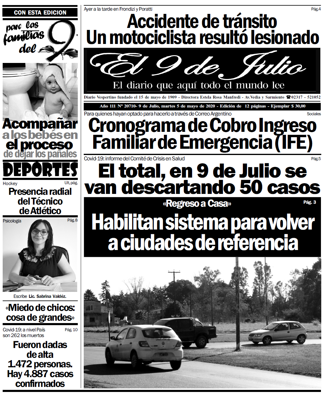 Ediciones anteriores | Diario El 9 de Julio